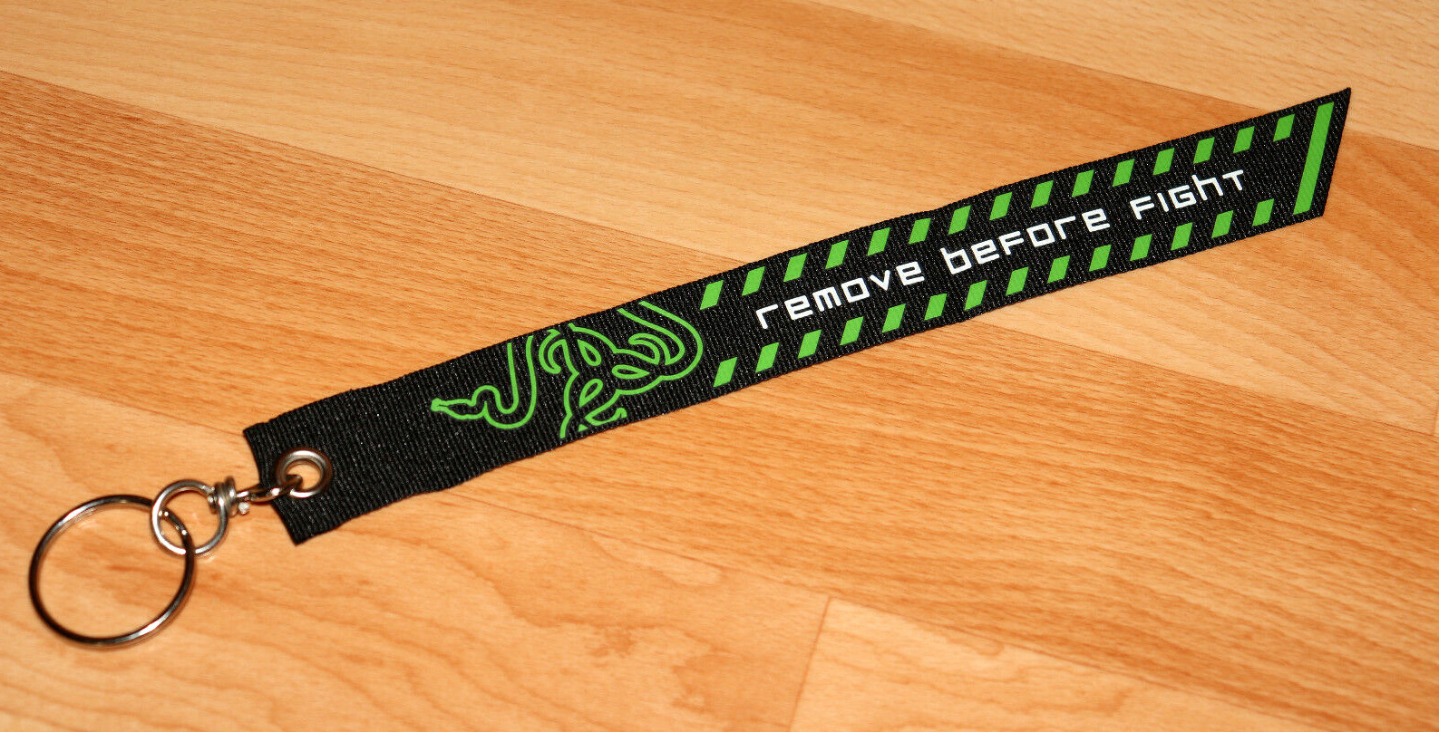 Razer Razer Zone Remove before Fight Rare Promo short Lanyard Keychain ...
