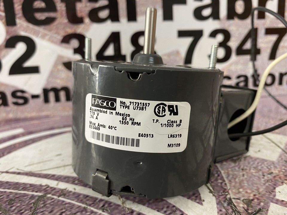 Fasco U73B1 Motor 115V 60HZ 1500 RPM 71732557 | eBay