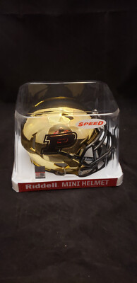 PURDUE BOILERMAKERS GOLD CHROME REPLICA MINI HELMET NCAA RIDDELL | eBay