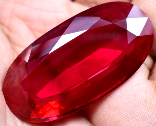 Natural 152.25 Ct Mogok Pink Huge Ruby Sparkling GGL Certified Loose ...