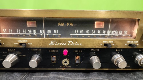VINTAGE Monarch STA 260 Stereophonic Tube STEREO FM AM PHONO RECEIVER ...