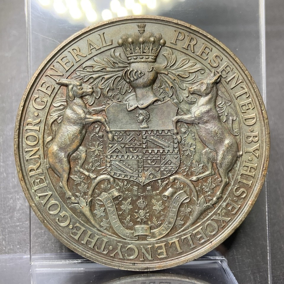 Canada: 1898 51mm Bronze Medal Governor General Minto Clowery 108 | eBay