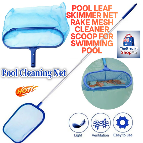 Pool Leaf Skimmer Net Rake Mesh Cleaner Scoop For Swimming Pool | eBay ...
