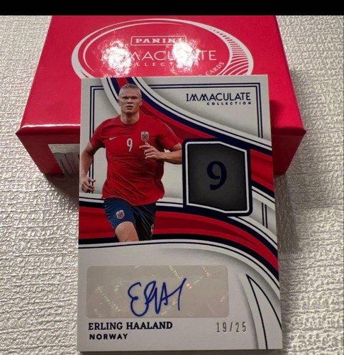 Erling Haaland autographed card 19/25 | eBay