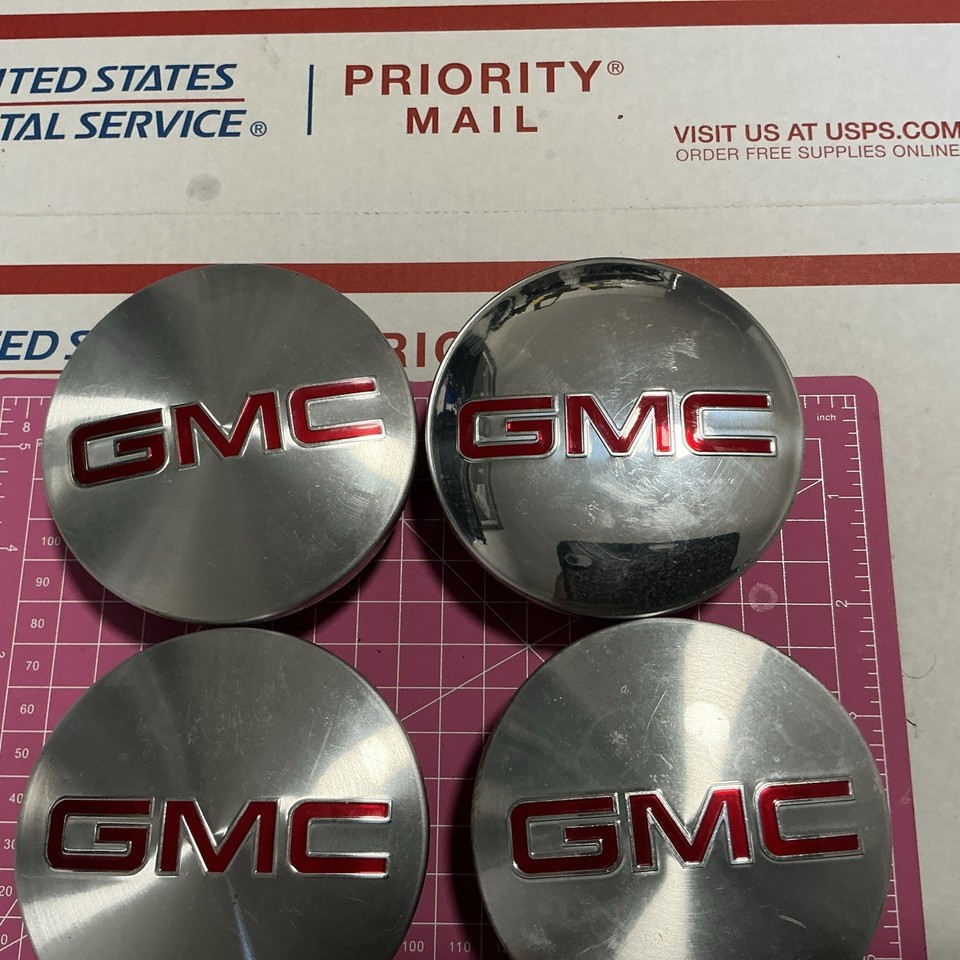 GMC WHEEL CENTER CAPS 22837060 4 caps | eBay