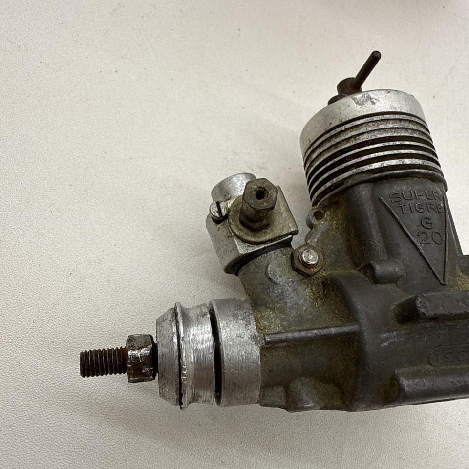 Rare Vintage 1960 Super Tigre G20/15 Racing Diesel Model Airplane ...