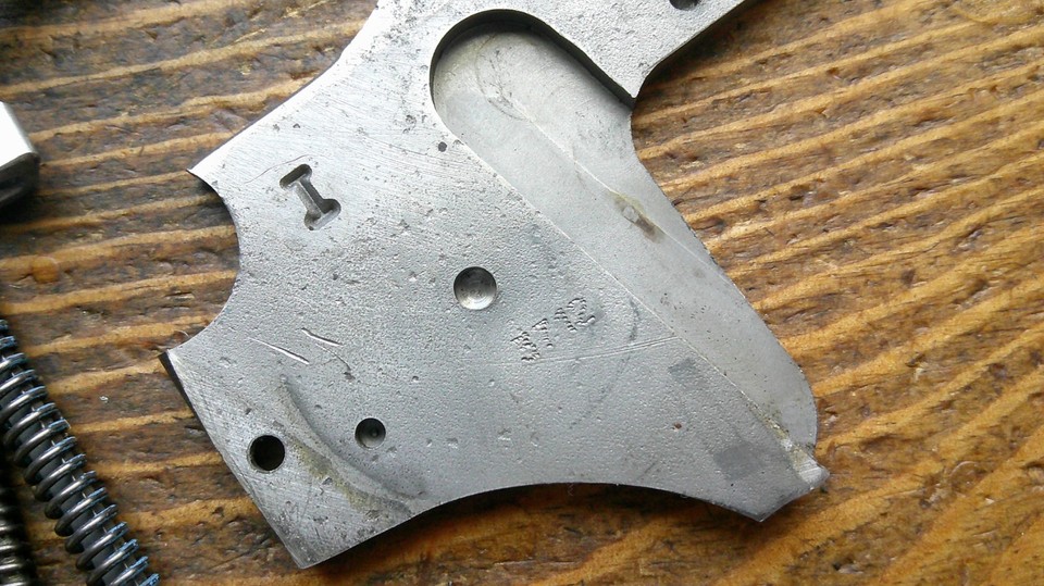 Taurus 66 Revolver Parts 357 Magnum Stainless Hammer Trigger Sideplate ...