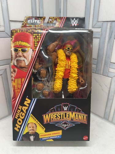 WWE Elite Wrestlemania 41 Hulk Hogan New in NM Box with Howard Finkel ...