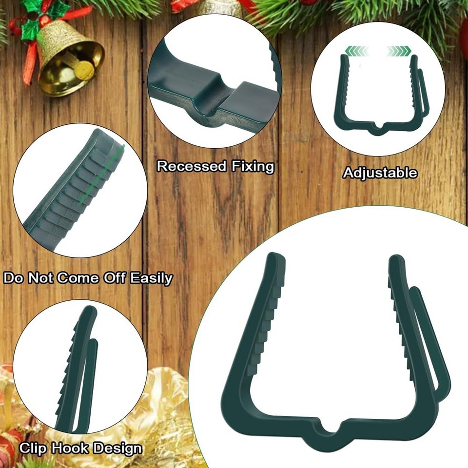 Christmas Light Hangers 1 5/8 Inch Fascia Board Clips Hooks for Holiday ...