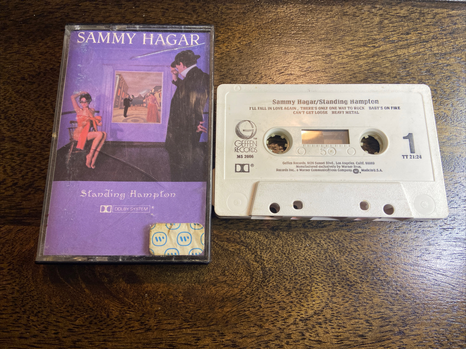 Sammy Hagar Standing Hampton 1981 Cassette Tape There's Only One Way To ...