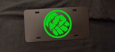 Hulk Plastic License Plate Marvel Avengers | eBay