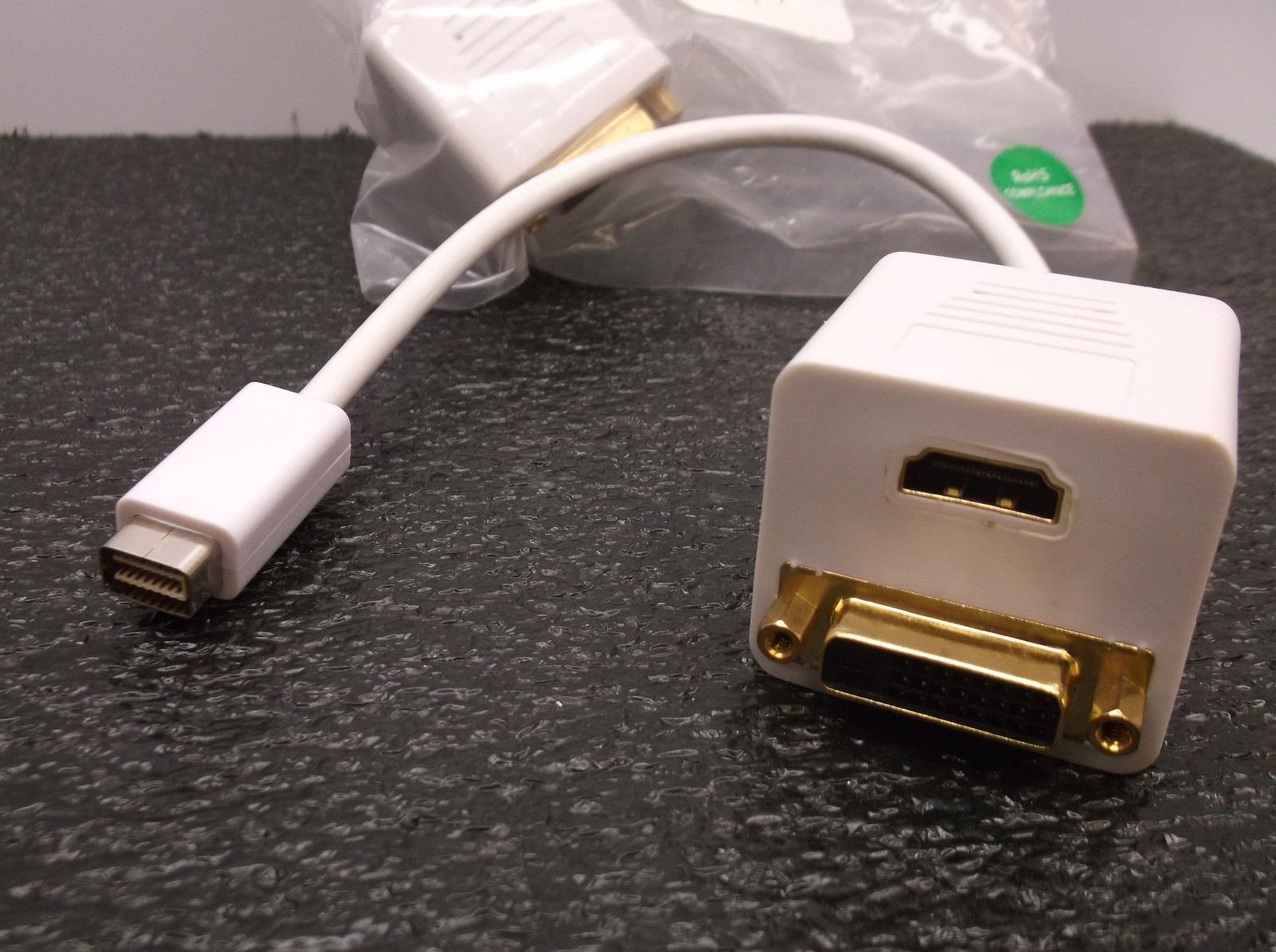 2x Mini DVI Male to HDMI / DVI Female Video Adapter Cable 2x (B67) | eBay