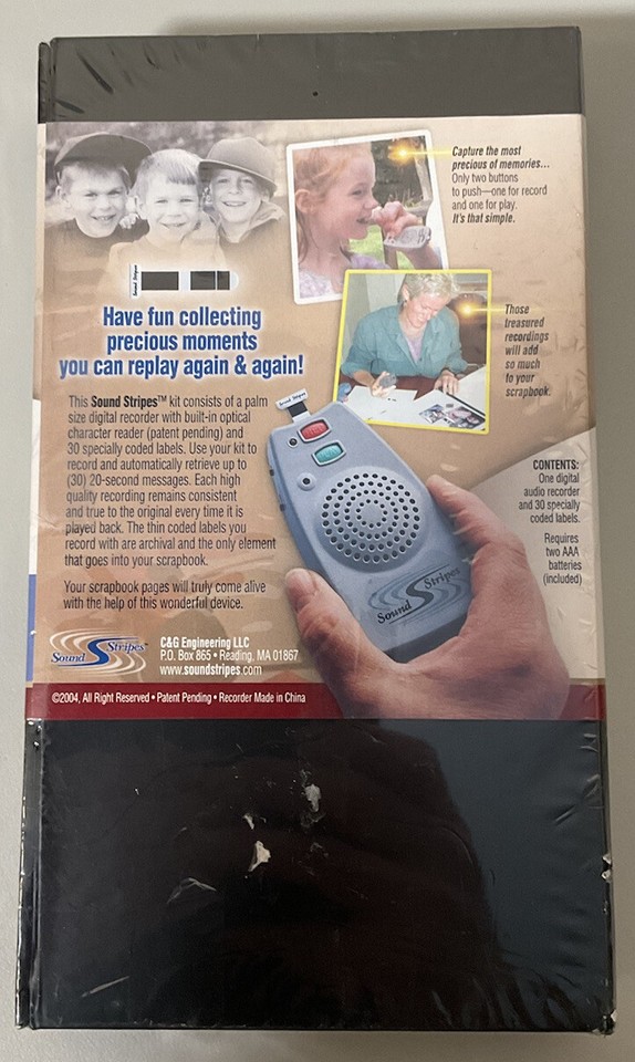 Sound Stripes Kit Digital Audio Recorder and Coded Labels Scrapbook | eBay