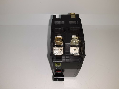 SQUARE D QO230 30 amp 2 pole Type QO Circuit Breaker YELLOW FACE | eBay