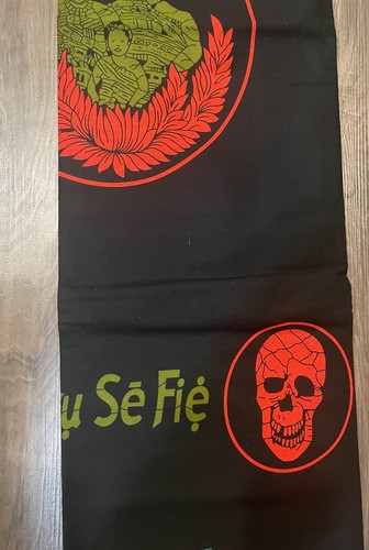 Ghana Black/Green Funeral Fabric Print 6Yards, High Quality 100% Cotton ...