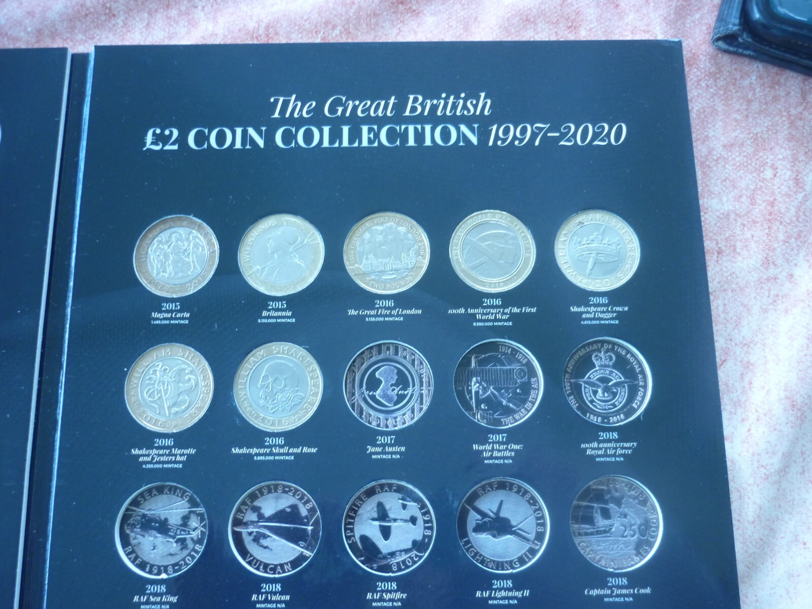 The Great British UK £2 Coin Collection Album 1997-2020 40 COINS -5 ...