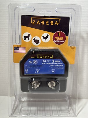 ZAREBA 2 Miles Low Impedance Electric Fence Controller, Model EA2M-Z ...