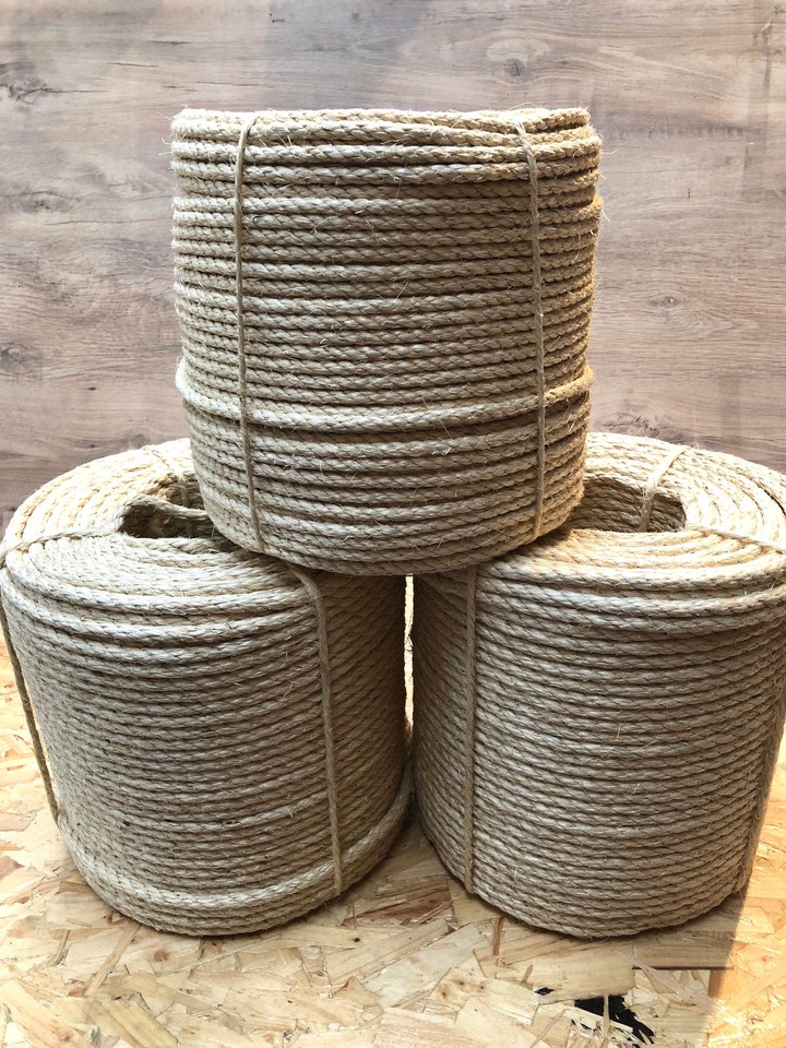 Sisal Rope Natural Cat Scratcher Toys Crafts Various Sizes Lengths 6mm ...