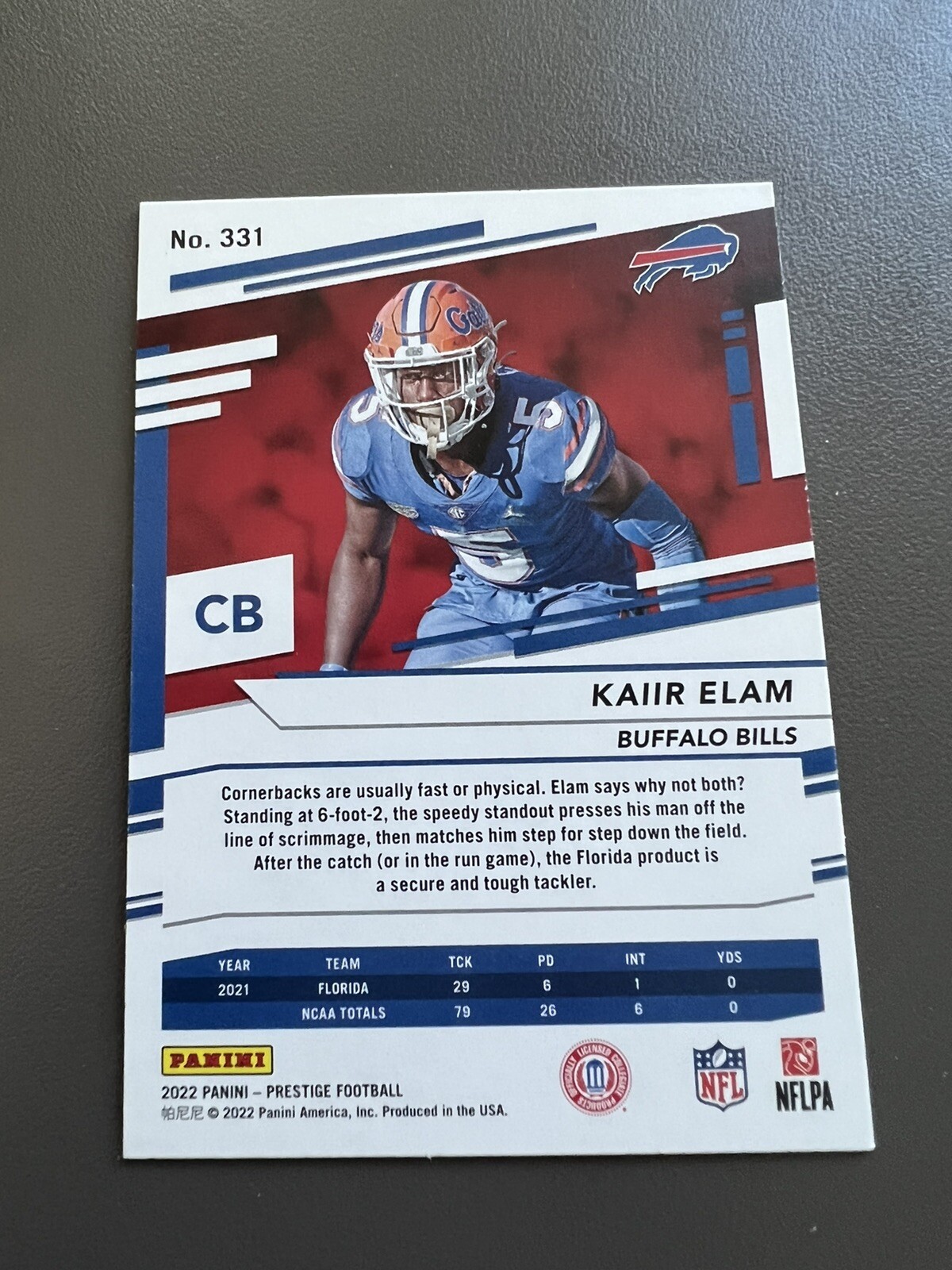 2022 Panini Prestige KAIR ELAM RC Xtra Points Sunburst, Card #331 | eBay