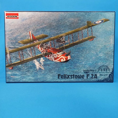 Roden 019 Felixstowe F.2A British Flying Boat 1/72 Scale Model Kit ...