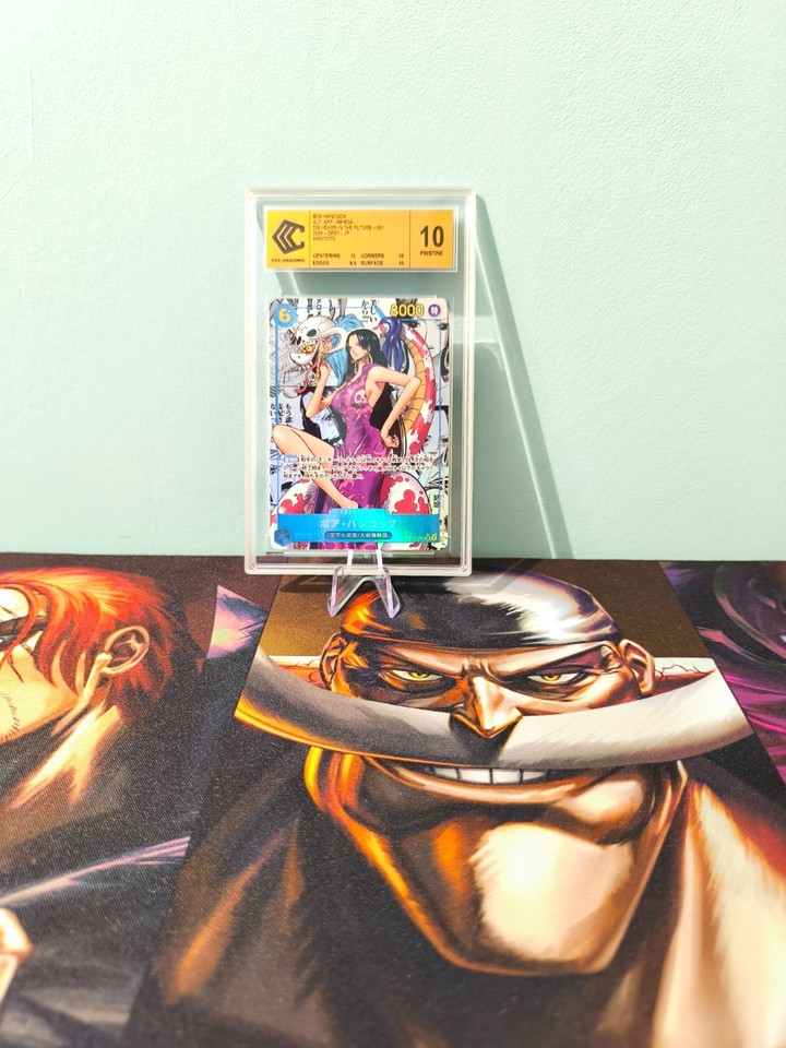 ONE PIECE BOA HANCOCK OP07-051 MANGA ALT ART CCC 10 GOLD GEM MINT ...