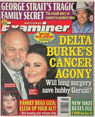 National Examiner Tabloid Gossip Magazine November 15 2004 Delta Burke ...