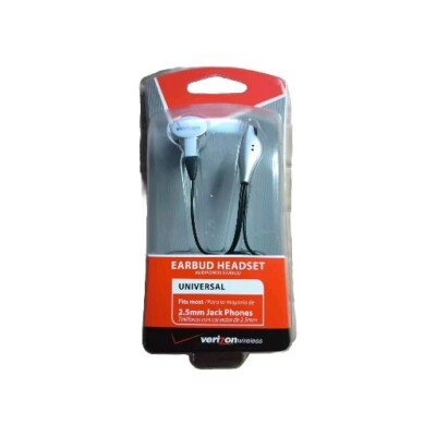 Verizon Wireless Earbud Headset Fits 2.5mm Jack VZWBUD-1 | eBay