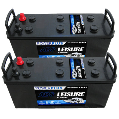 2 x PowerPlus L180 Leisure Battery 180ah Boat & Marine Leisure ...