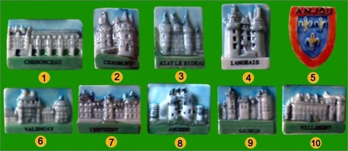 1993 Prime Anjou Castles Of La Loire Charm 2D Choice | eBay