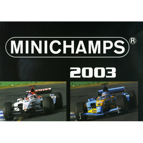 POSTER AUTO F1 2003 cm 80x60 Minichamps Cataloghi Die Cast Modellino | eBay