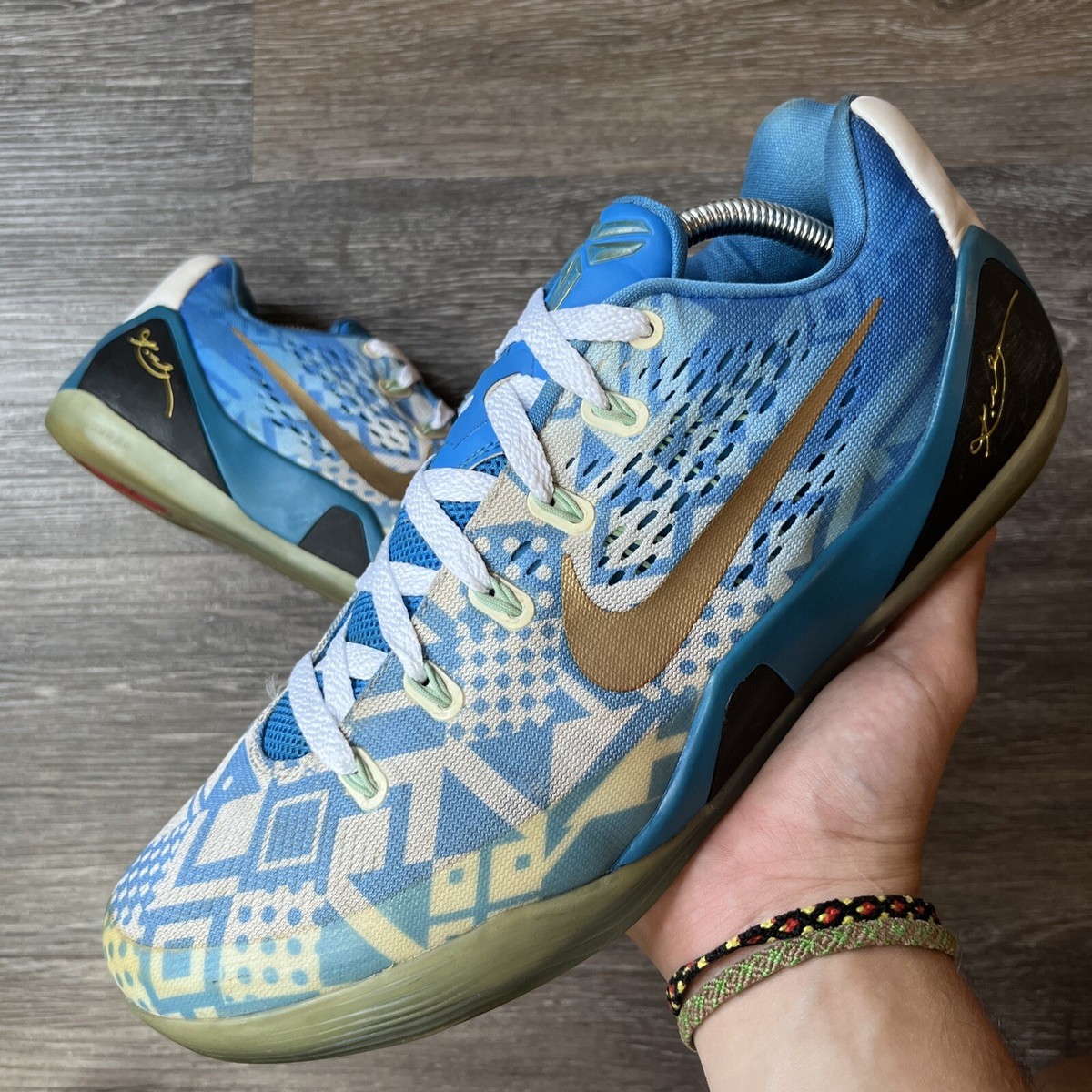 Kobe 9 Blue And White