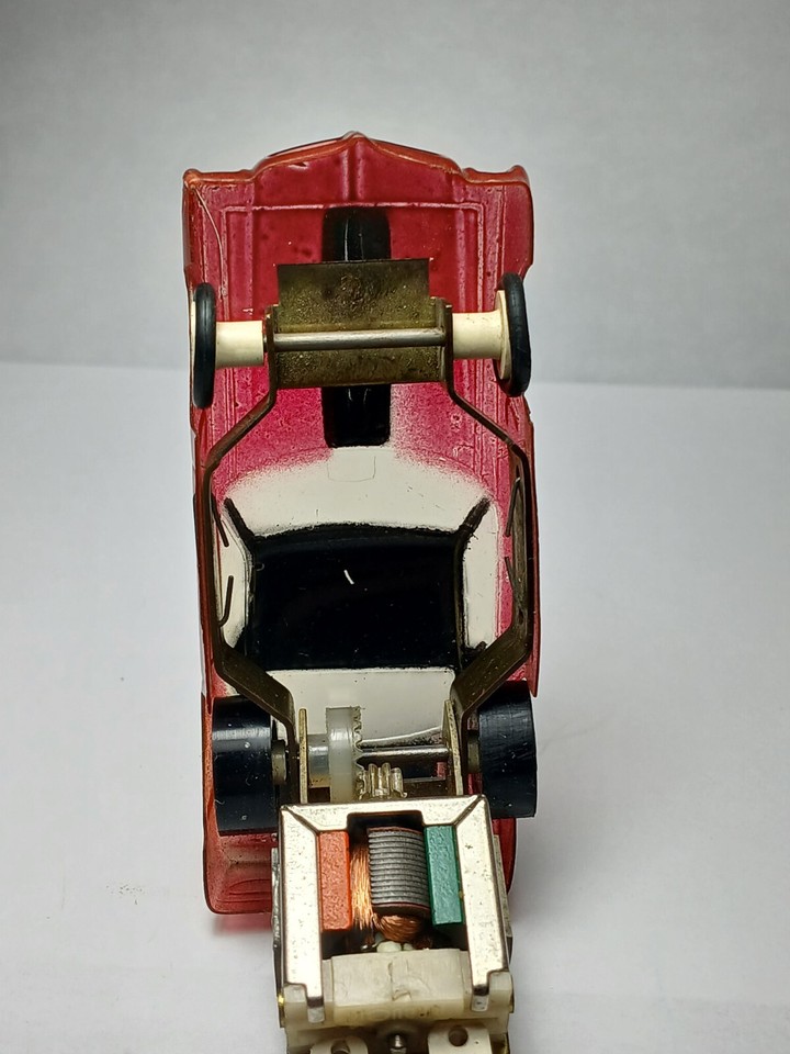 Vintage Riggen HO Slot Car Brass Chassis W/ Riggen Handpainted Body | eBay