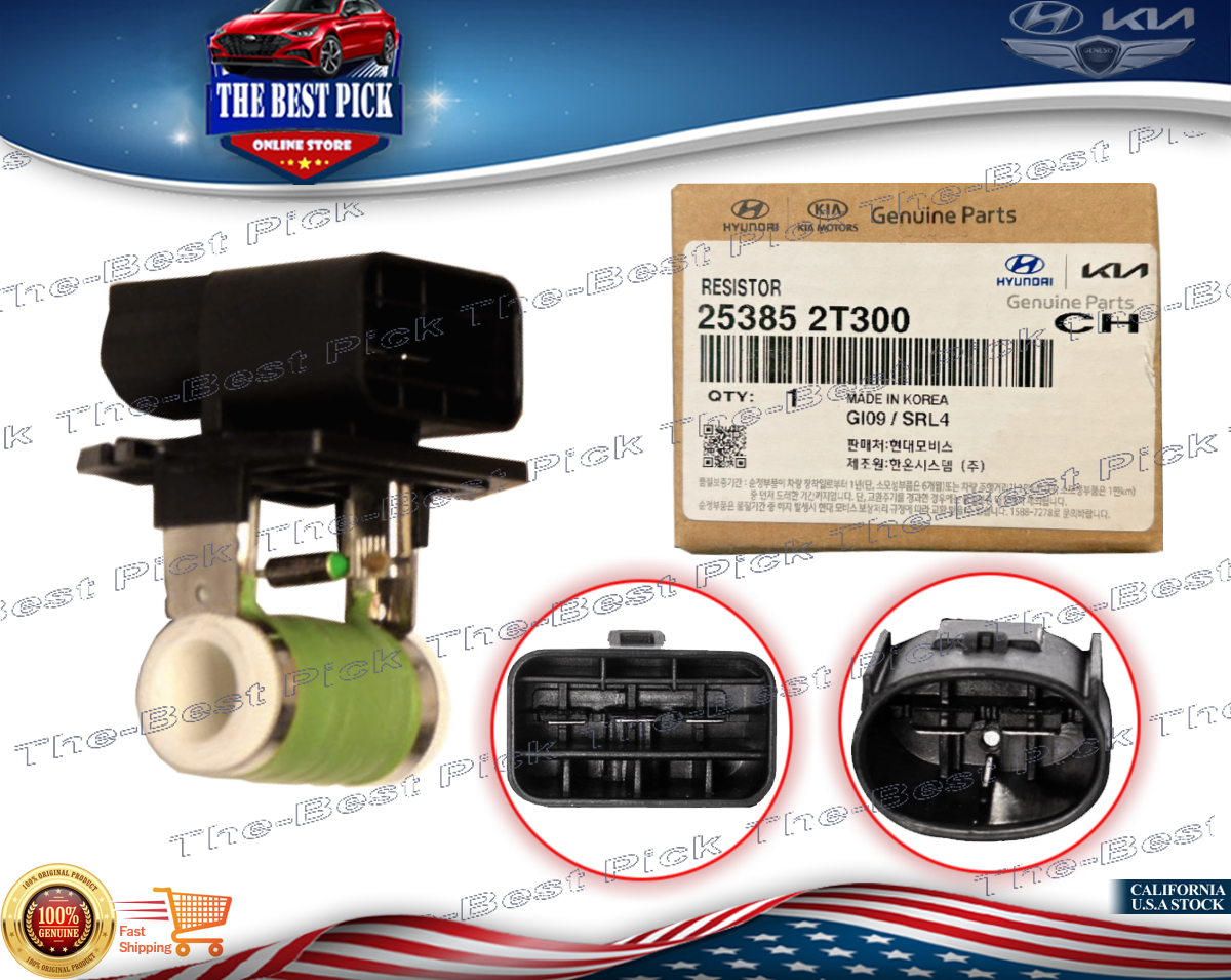 ⭐GENUINE⭐ RESISTOR For HYUNDAI/KIA 253852T300 | eBay