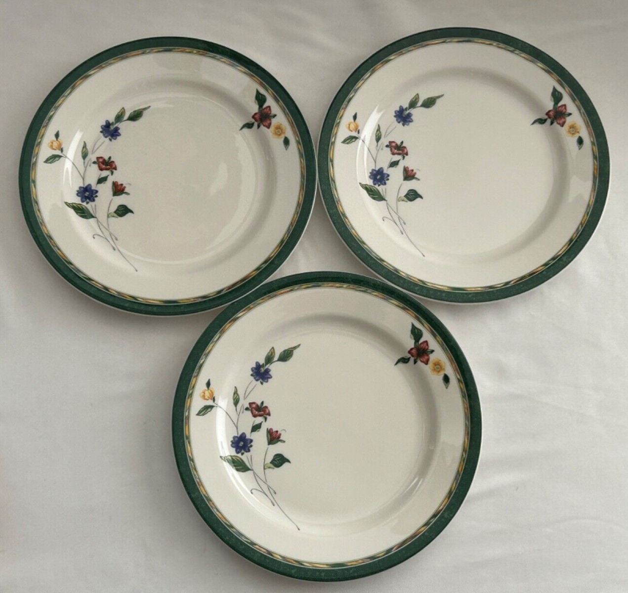 Saint James Super Strong Hankook Wild Flower 7.75” Salad Plates Set of ...