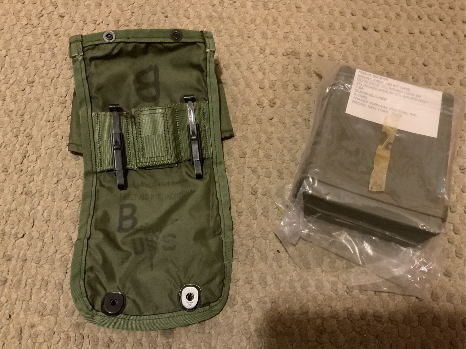 USGI First Aid Kit Individual Case Medical Instrument Supply Set no. 8 ...