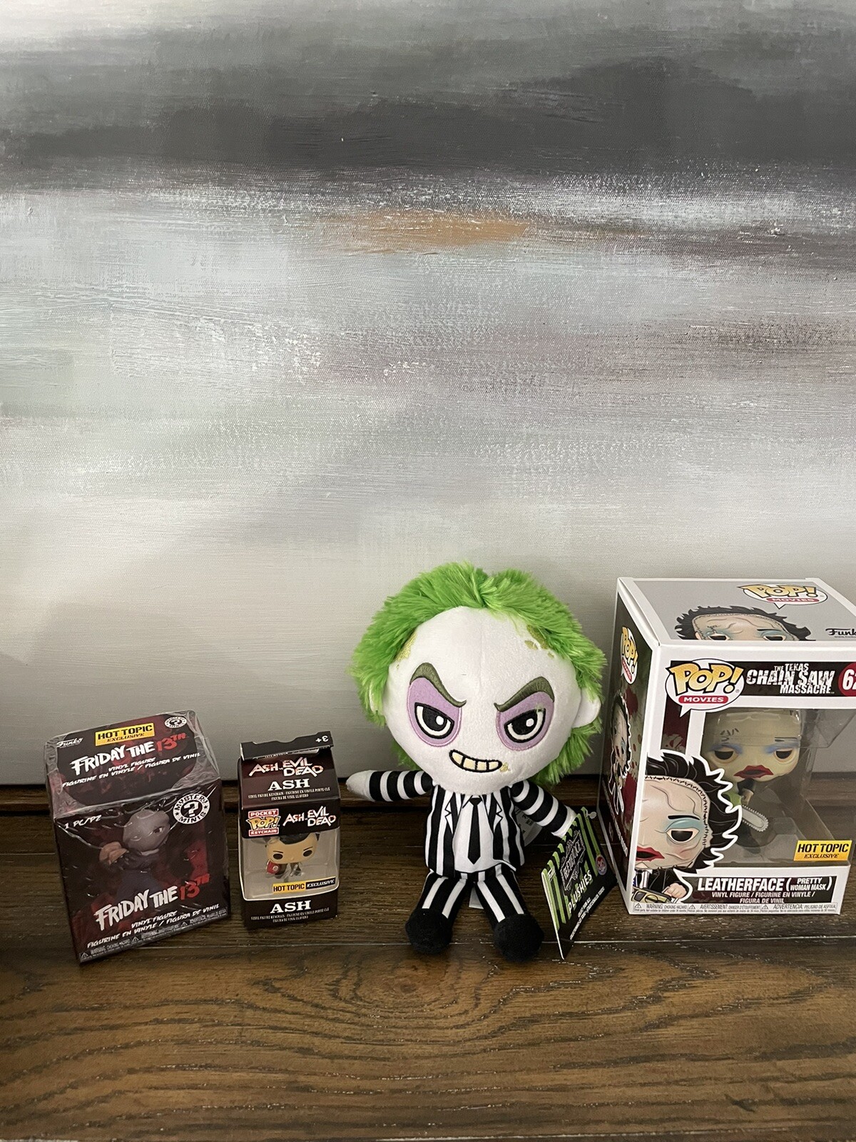 FUNKO POP~HOT TOPIC HORROR MYSTERY BOX~# 623 LEATHERFACE~PRETTY WOMAN ...