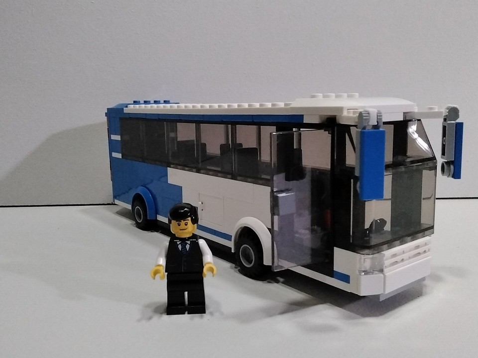 LEGO 8404 City Public Transport Station City Bus Only - Custom Color ...