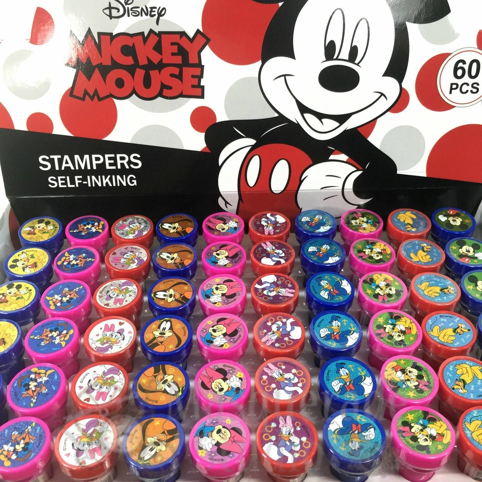 Disney Marvel DC Nickelodeon Self Inking Stamps for Kids 60pc Stampers ...