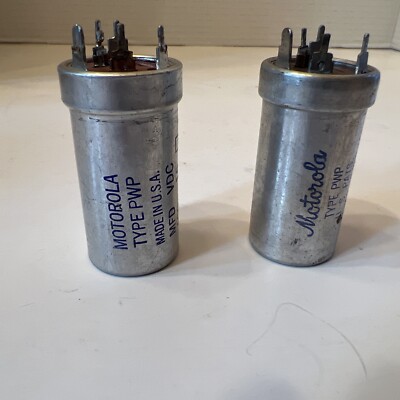 Vintage Motorola Multi Section Can Capacitors See Description | eBay