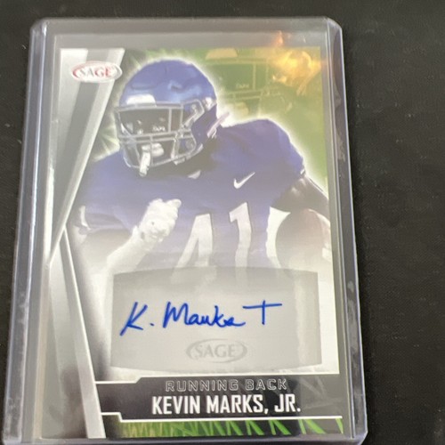 2022 Sage Low Series KEVIN MARKS JR RC AUTO Los Angeles Chargers | eBay