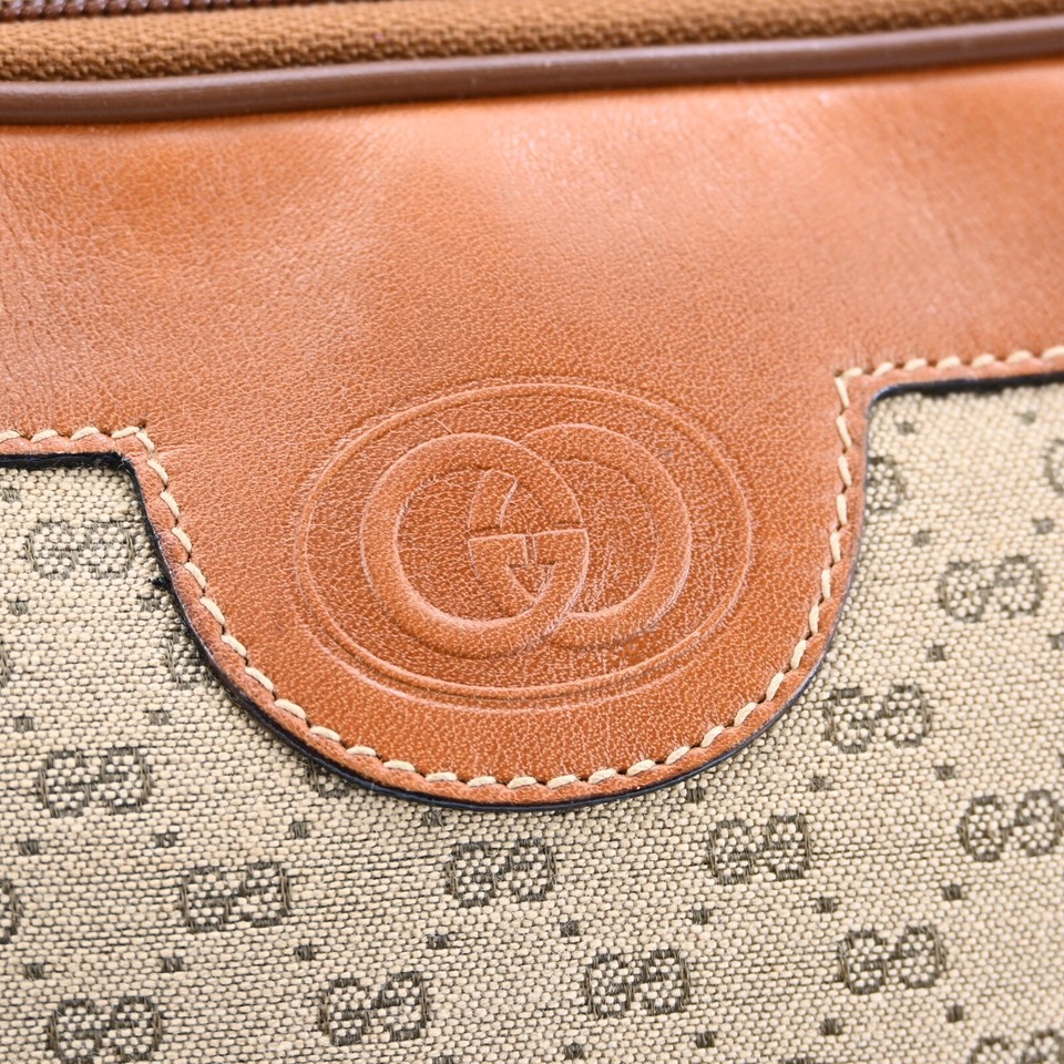 Gucci Micro GG Shoulder Bags Drawstring PVC Leather Italy B1789T602 | eBay