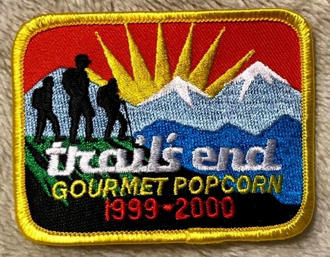1999~2000 TRAILS END GOURMET POPCORN PATCH bsa BOY SCOUTS OF AMERICA ...