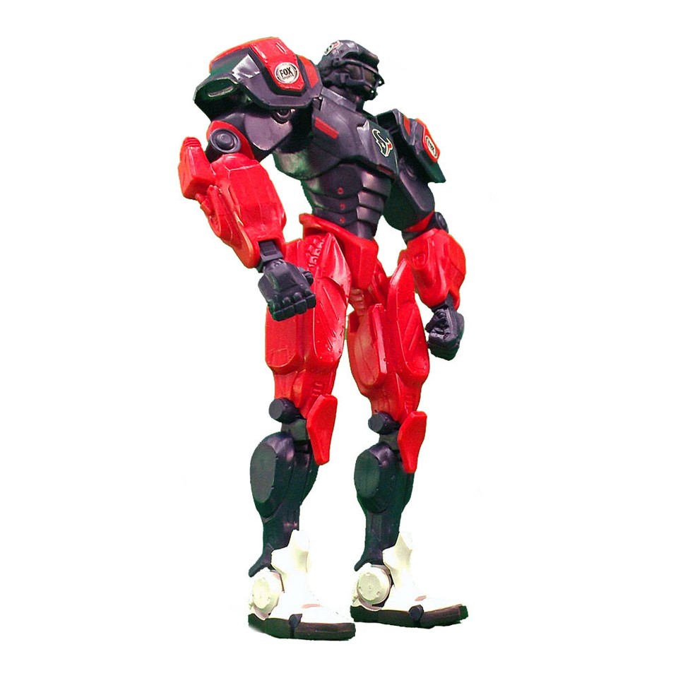 New NFL Houston Texans FOX Sport 10" Robot Cleatus Action Figure ...