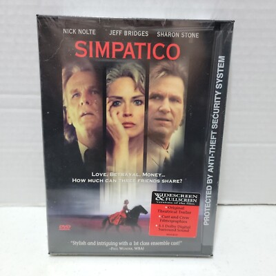 Simpatico (DVD, 2000), Nick Nolte, Jeff Bridges, Sharon Stone NEW ...