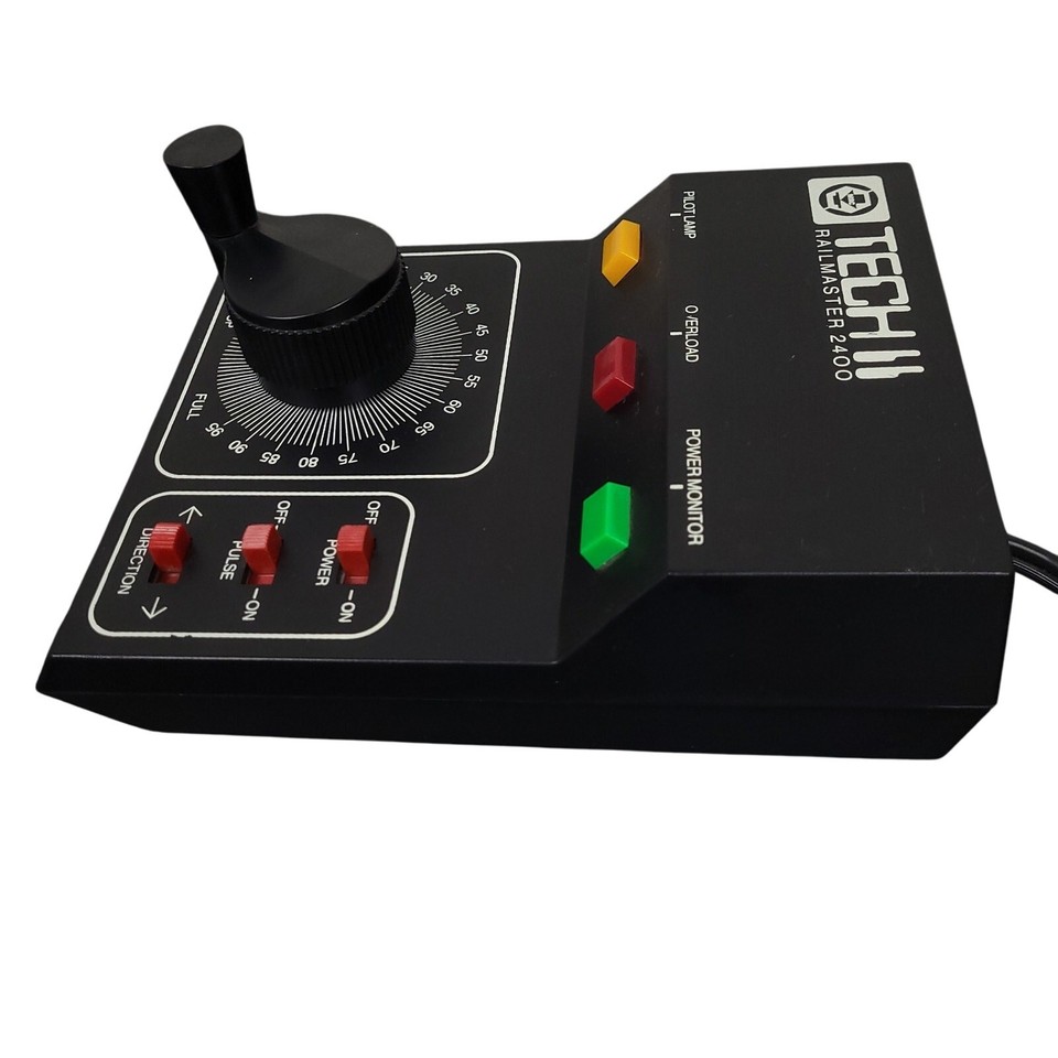 MRC Tech II Railmaster 2400 Train Controller Model Railroad Power Pack ...