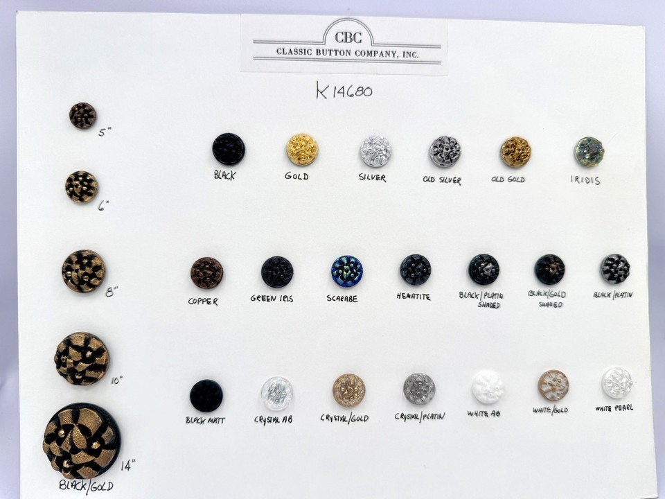 25 Vintage Glass Buttons Shank Back Matching Design Mixed Colors Card ...