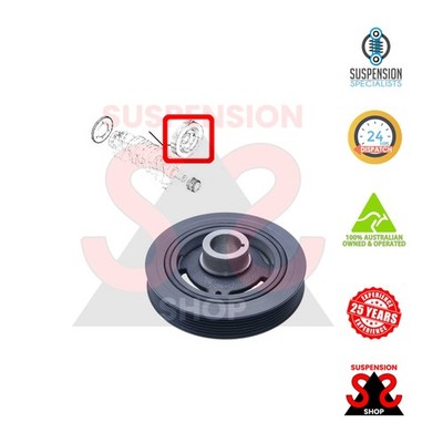 Crankshaft Pulley, Harmonic Balancer Suit KIA Rondo 2.0 CVVT 23124 ...