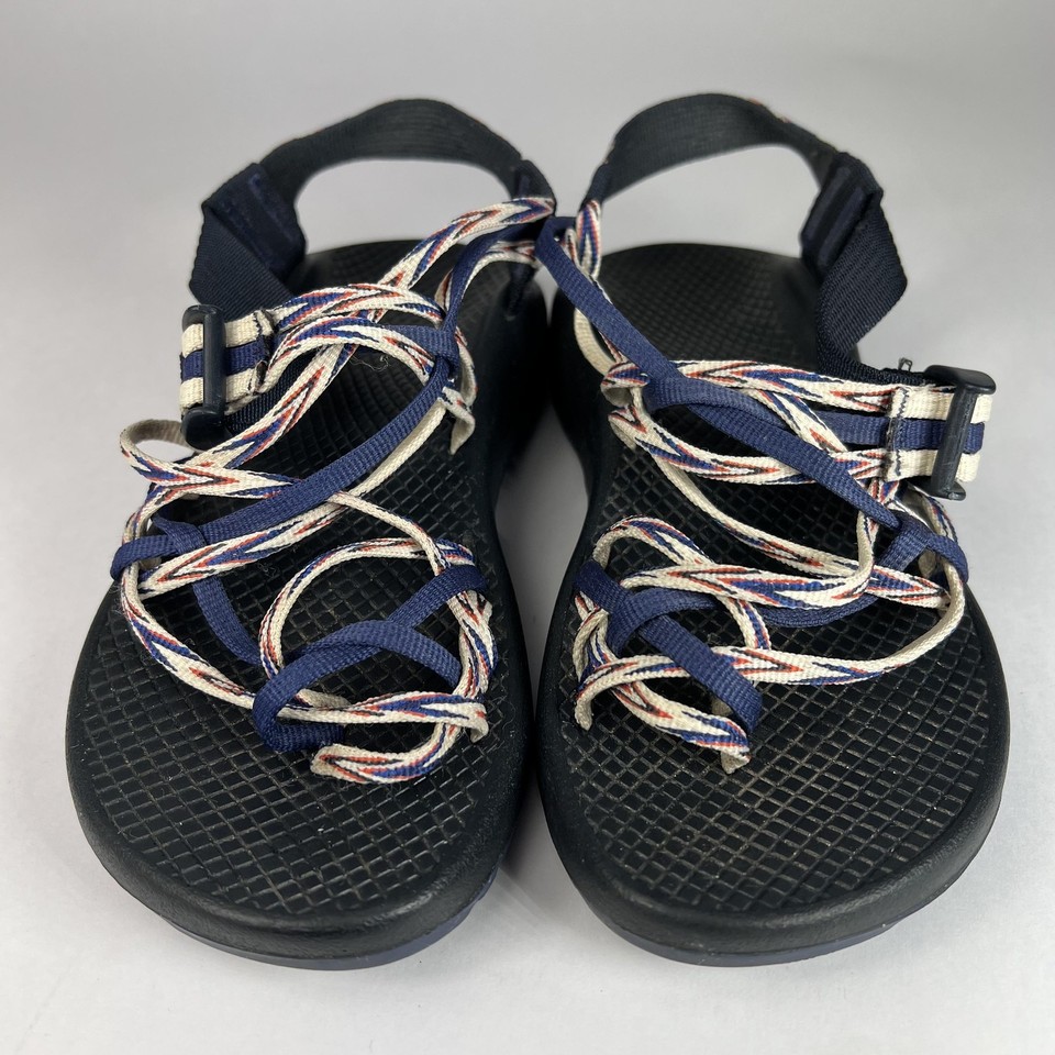 Chaco ZX/2 Classic Sandals Womens Size 6 Navy Multi Strap Toe Loop ...