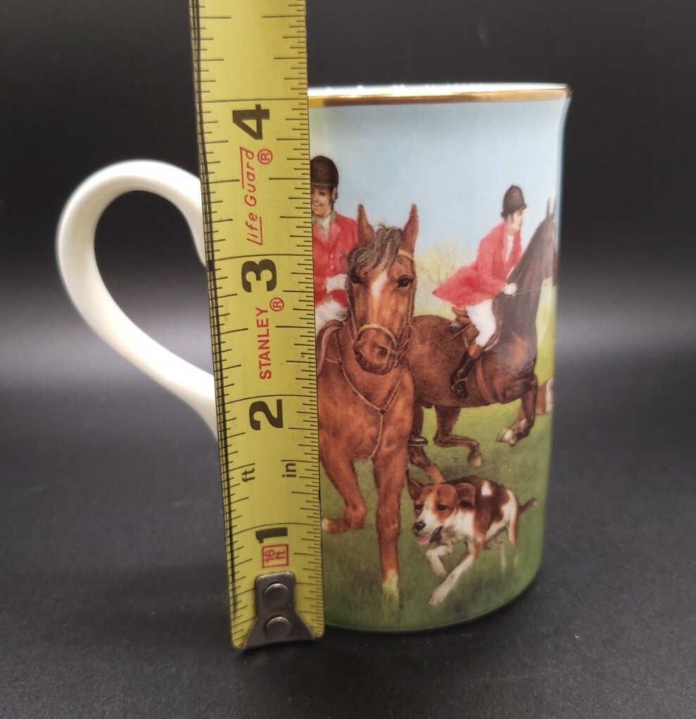 Royal Bone China The Chase Collector's Series Mugs set of 4 Thailand | eBay