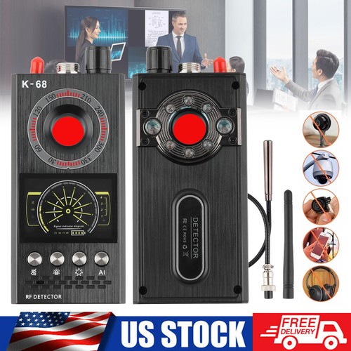 K68 Anti Spy Scanner Detector RF Camera GSM Audio Bug Finder Signal Tracker US | eBay
